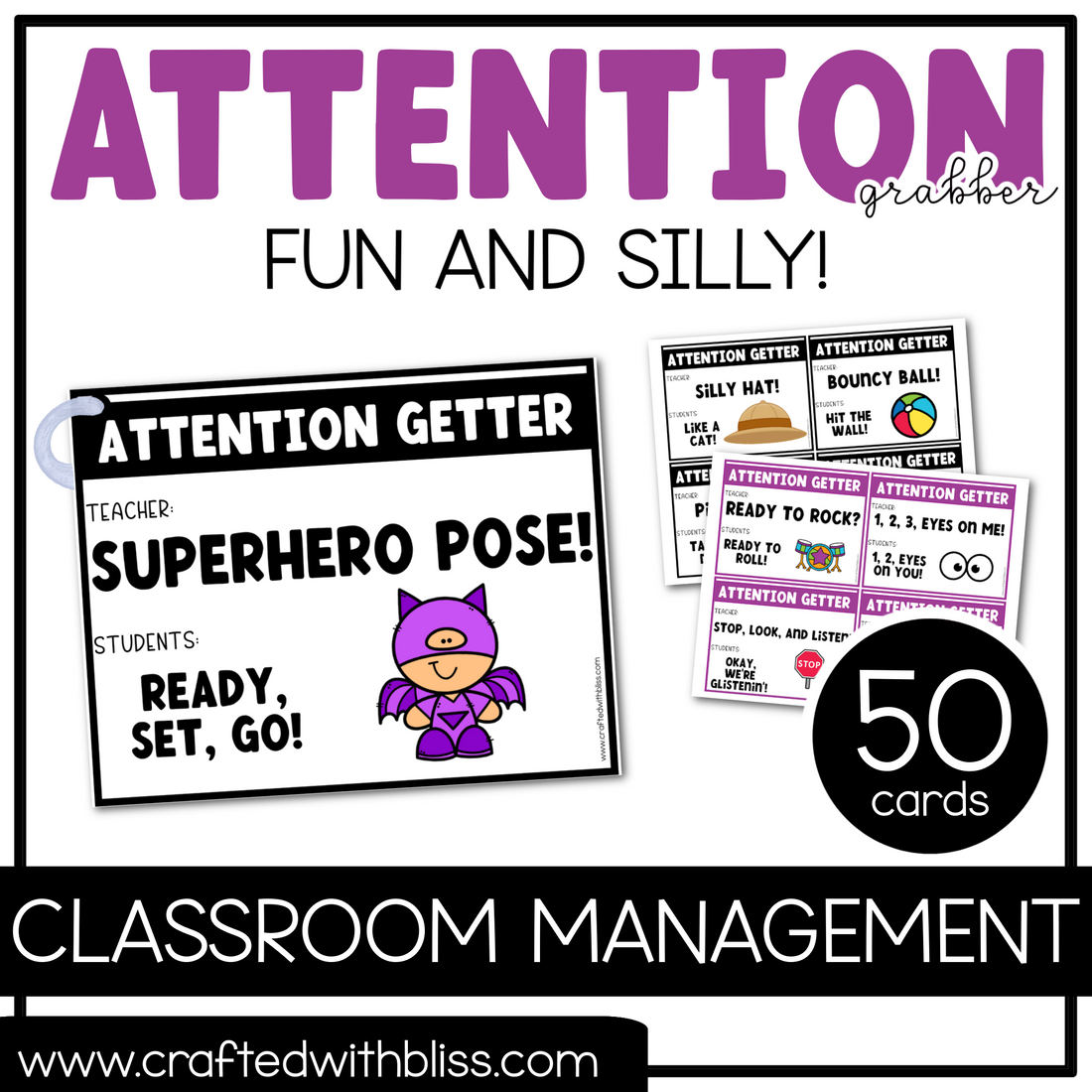 Fun and Silly Attention Getter Grabber | Classroom Management Tool ...