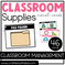 Classroom Management Tool Mini Bundle Part 1 | Back To School ...