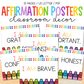 15 Rainbow Affirmation Posters Classroom Decor | Back to School ...