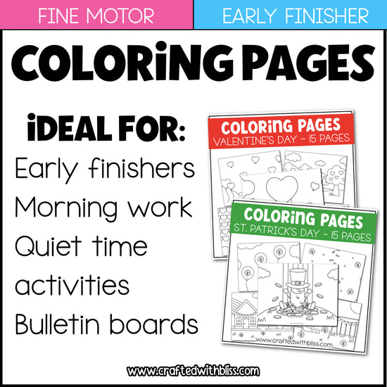 Hello Spring Coloring Pages For Kids Background Scene – CraftedwithBliss