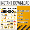 20 Construction Bingo For Kids – CraftedwithBliss