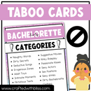 Dirty Bachelorette Party Taboo Game 150 Cards Bridal Party Game Night – CraftedwithBliss