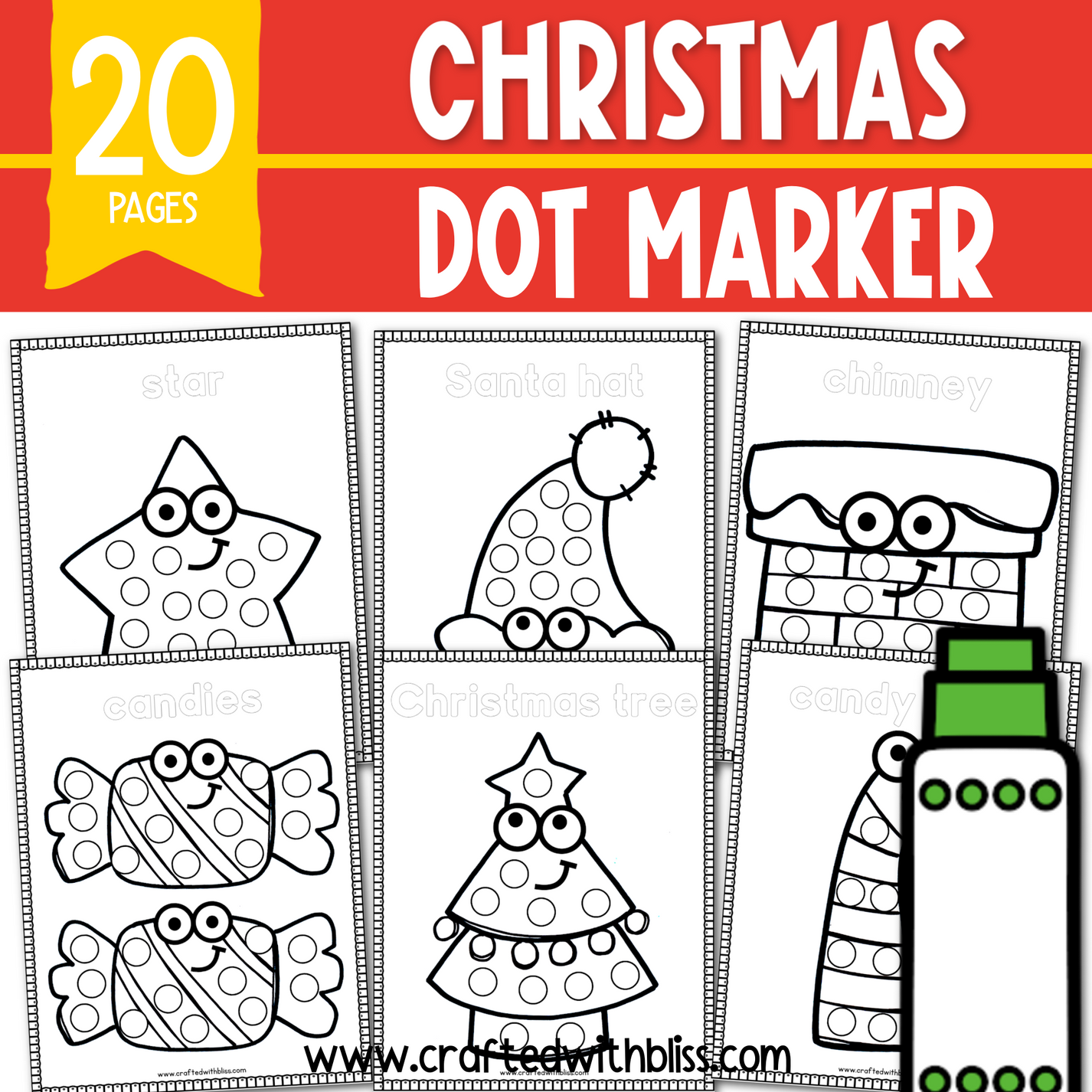 400+ Pages Themed Dot Marker Super Bundle – CraftedwithBliss