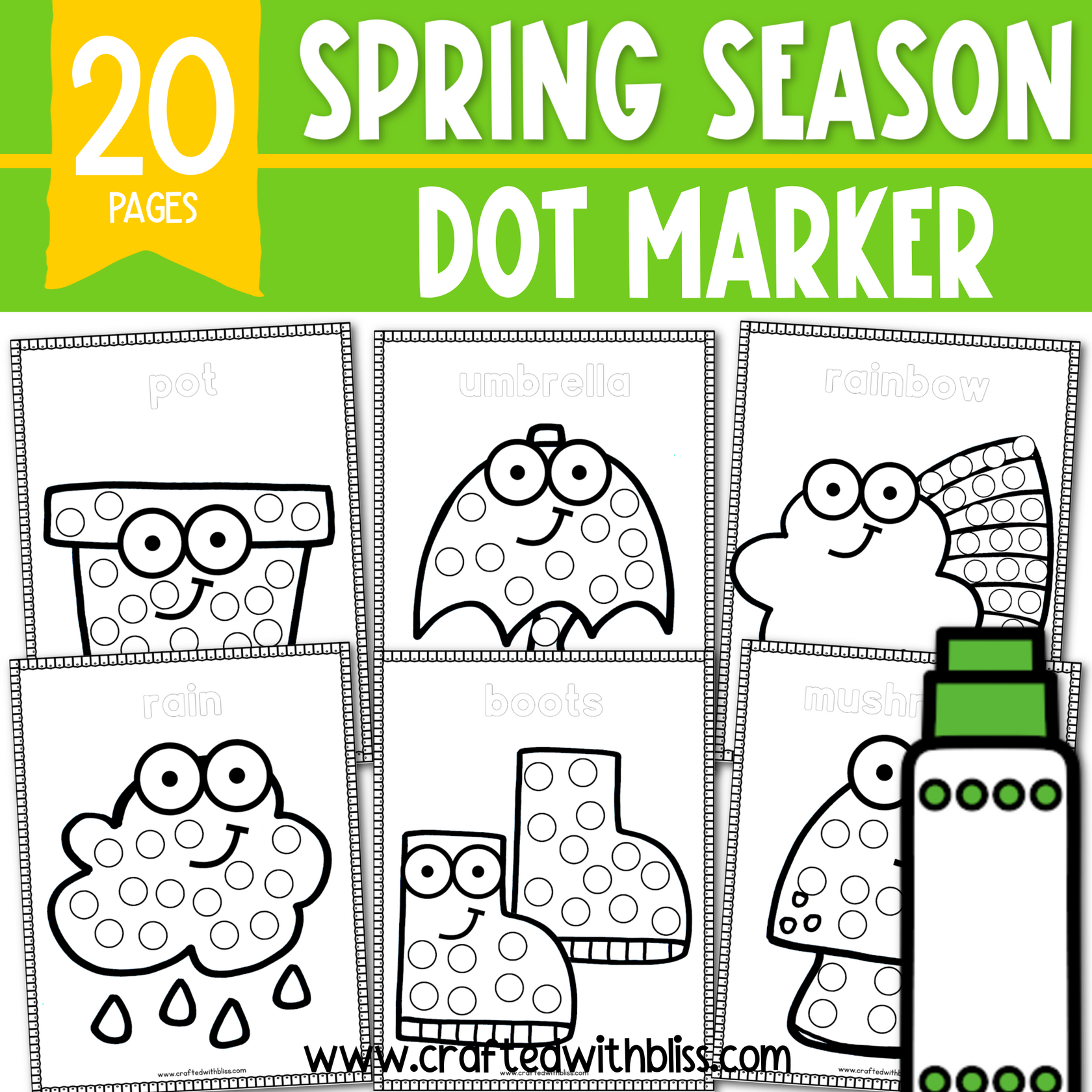 Themed Dot Marker Mega Bundle – CraftedwithBliss
