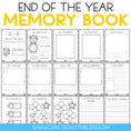 End of the Year Memory Book (K - Third Grade) – CraftedwithBliss