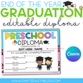 Graduation Kit Bundle Pre-K, Preschool & Kindergarten | End Of The Yea ...