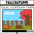 Fall Visual Timer Classroom Management Tool Transition PPT Video Autum ...