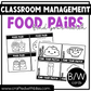 Cute Food Pairs Find Your Partner Visual Cards | Classroom Management ...