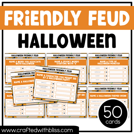 Halloween Party Game Printable Bundle – CraftedwithBliss