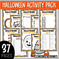 Printable Halloween Games And Fun Activities Pack For Kids Game Bundle ...