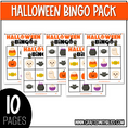 Printable Halloween Games And Fun Activities Pack For Kids Game Bundle ...