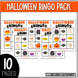 Printable Halloween Games And Fun Activities Pack For Kids Game Bundle ...