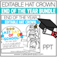 Editable Hat End of the Year and Summer Craft Crown Last Day Of School ...