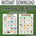 Camping Bingo For Kids - 30 Cards – CraftedwithBliss