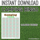 Camping Bingo For Kids - 30 Cards – CraftedwithBliss