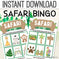 Safari Bingo For Kids - 30 Cards – CraftedwithBliss