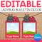 Editable Ladybug Photo Bulletin Decor | Canva Template – CraftedwithBliss