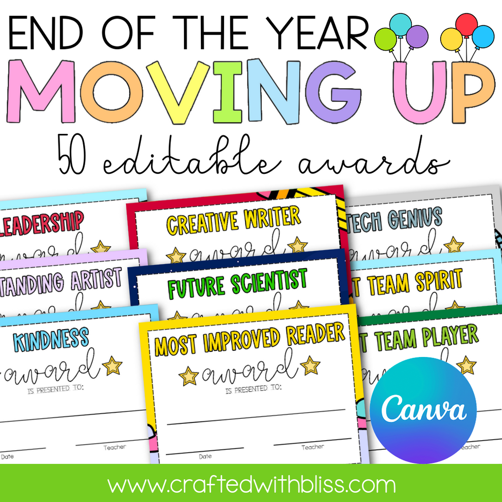 Moving Up Resources Mini Bundle | End of the Year | Graduation ...