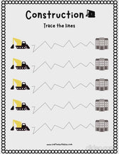 Construction Activity Pack For Preschool - Kindergarten – CraftedwithBliss