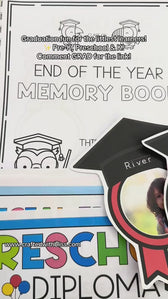 Graduation Kit Bundle Pre-K, Preschool & Kindergarten | End Of The Yea ...
