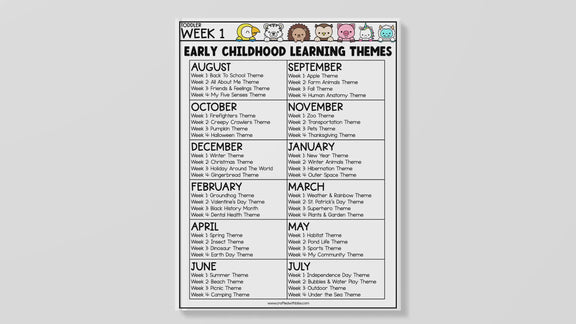 December Toddler Curriculum Activities and Printable Tot School Homesc ...