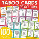 The Ultimate School Theme Taboo Game - 100 Cards – CraftedwithBliss
