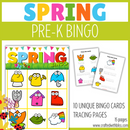 10 Spring BINGO For Preschool-Kindergarten – CraftedwithBliss