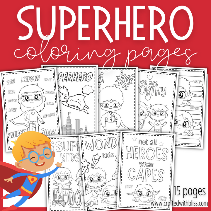Superhero Theme – CraftedwithBliss