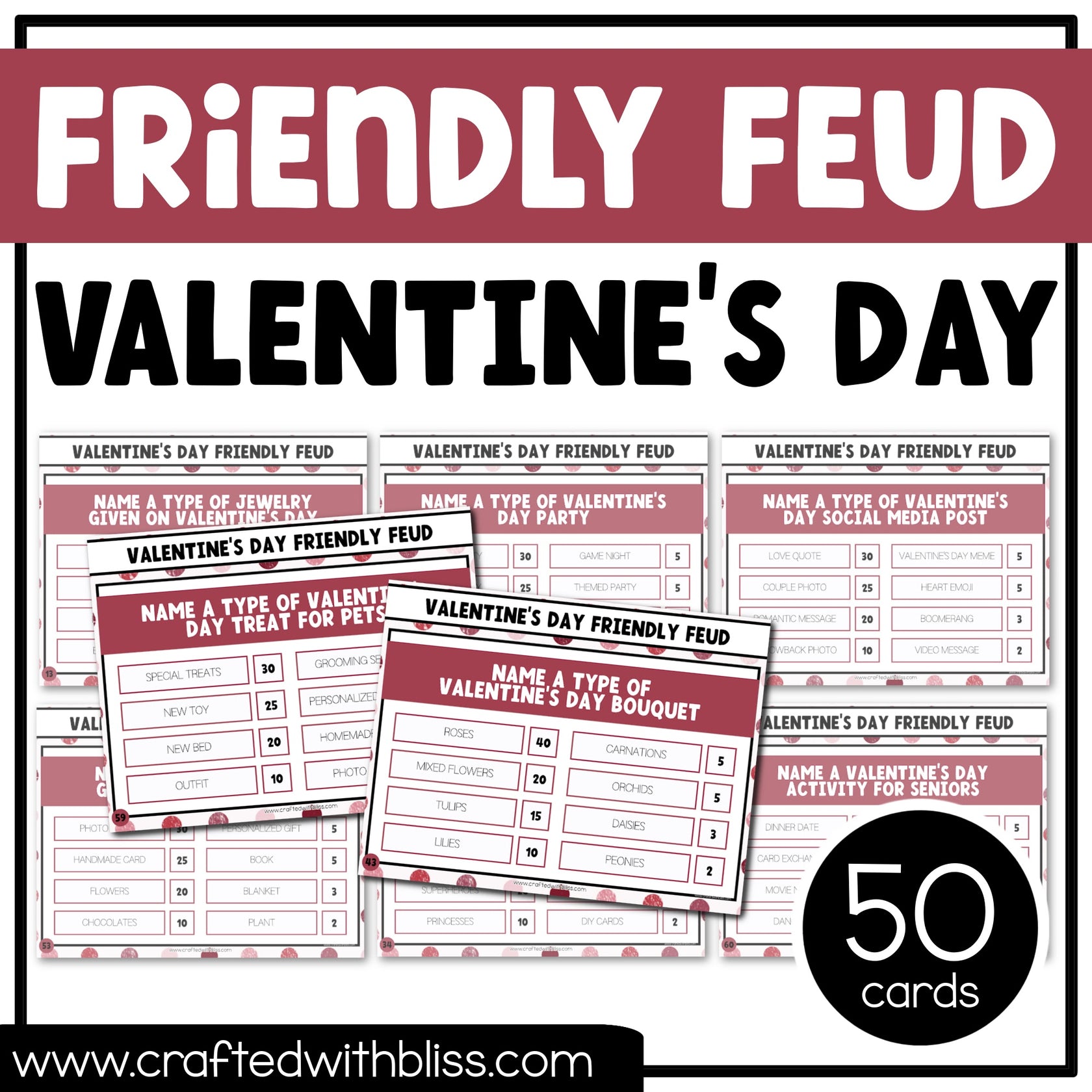 Valentine's Day Party Game Printable Bundle – CraftedwithBliss