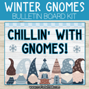 Hello Winter Gnomes Bulletin Board Kit Door Classroom Decor January De ...
