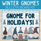 Hello Winter Gnomes Bulletin Board Kit Door Classroom Decor January De ...