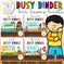 Four Seasons Busy Book/Binder Big Bundle (SpEd, Toddler and Pre-K) Spr ...
