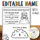 Editable Learning Name Worksheets | Morning Work – CraftedwithBliss