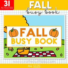 Four Seasons Busy Book/Binder Big Bundle (SpEd, Toddler and Pre-K) Spr ...