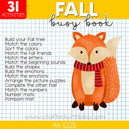 Four Seasons Busy Book/Binder Big Bundle (SpEd, Toddler and Pre-K) Spr ...
