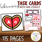 All Year Task Cards Math and Literacy Mega Bundle (Preschool, Sped, Ki ...