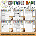 Editable Learning Name Worksheets | Morning Work – CraftedwithBliss