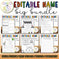 Editable Learning Name Worksheets | Morning Work – CraftedwithBliss