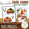 All Year Task Cards Math and Literacy Mega Bundle (Preschool, Sped, Ki ...