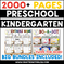 Pre-K Worksheets and Activities Mega Bundle,2000+ Pages of Preschool a ...
