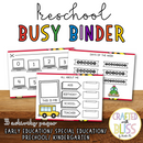 Themed Busy Book/Binder Growing Bundle (SpEd, Toddler and Pre-K) Presc ...