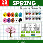 Four Seasons Busy Book/Binder Big Bundle (SpEd, Toddler and Pre-K) Spr ...