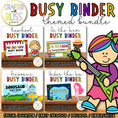Themed Busy Book/Binder Growing Bundle (SpEd, Toddler and Pre-K) Presc ...