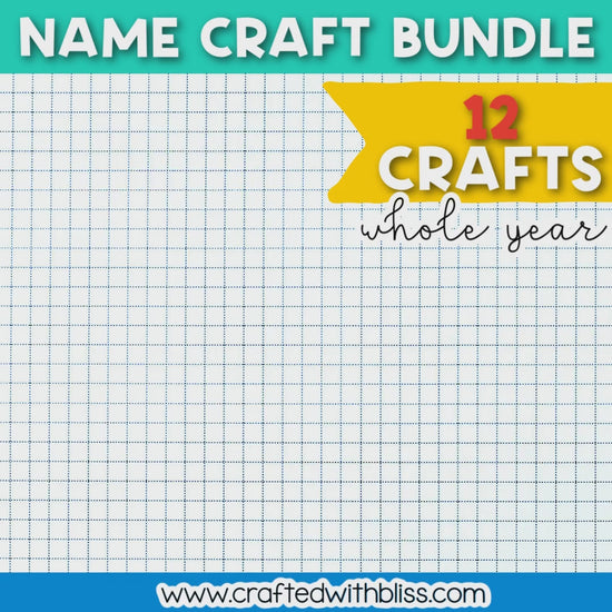 All Year Name Craft For Kids Big Bundle (Preschool, Sped, Kindergarten ...