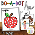500+ Pages Alphabet Dot Markers Mega Bundle Do-A-Dot (Preschool, Sped ...