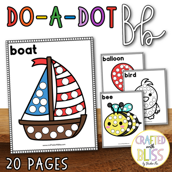 500+ Pages Alphabet Dot Markers Mega Bundle Do-A-Dot (Preschool, Sped ...